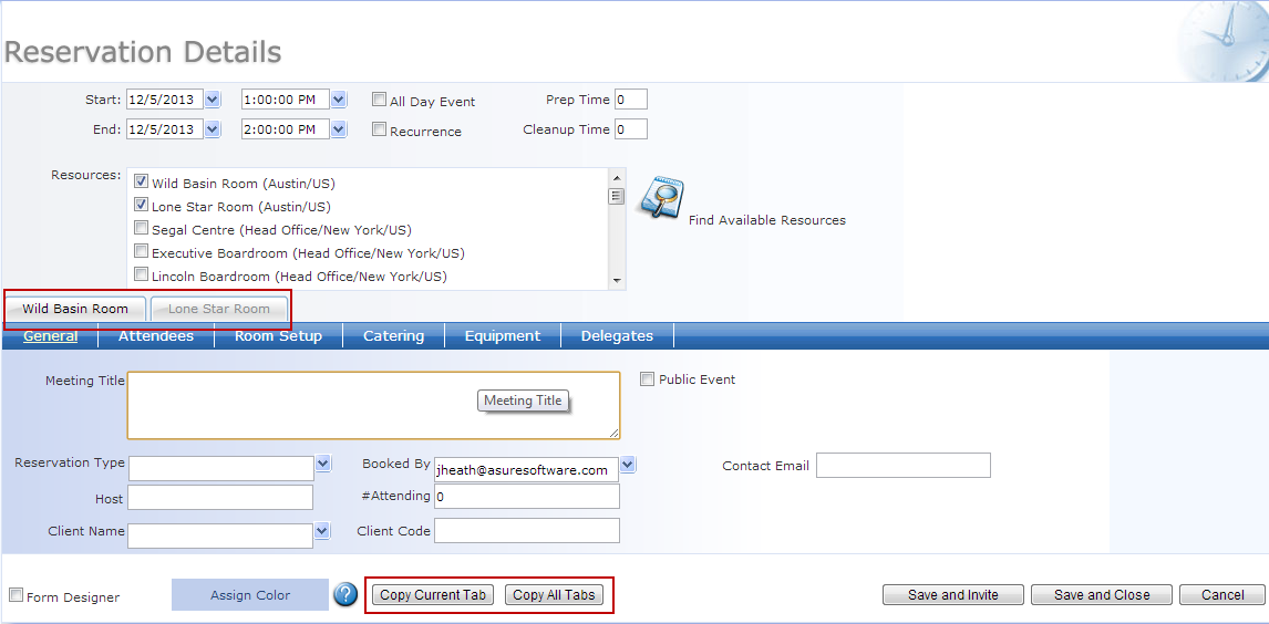 Creating A Multi Resource Reservation